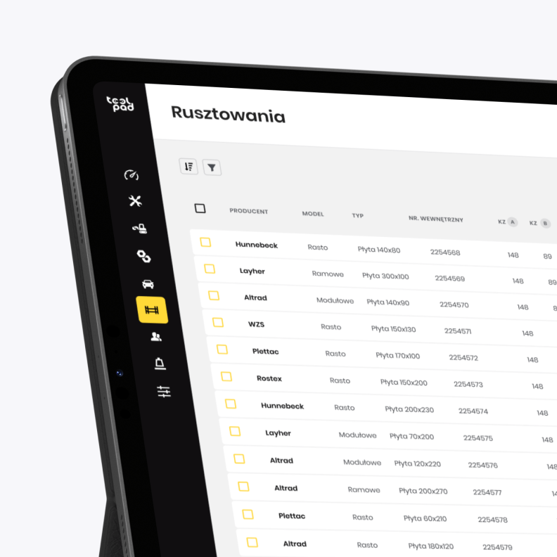 Toolpad | Szybko skataloguj wszystkie sprzęty na budowie | itCraft