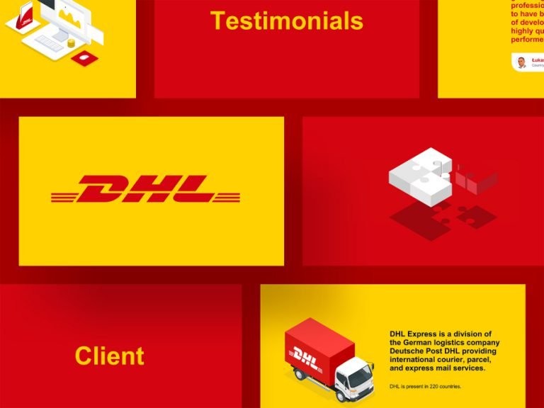 DHL | The developed web panel by itCraft